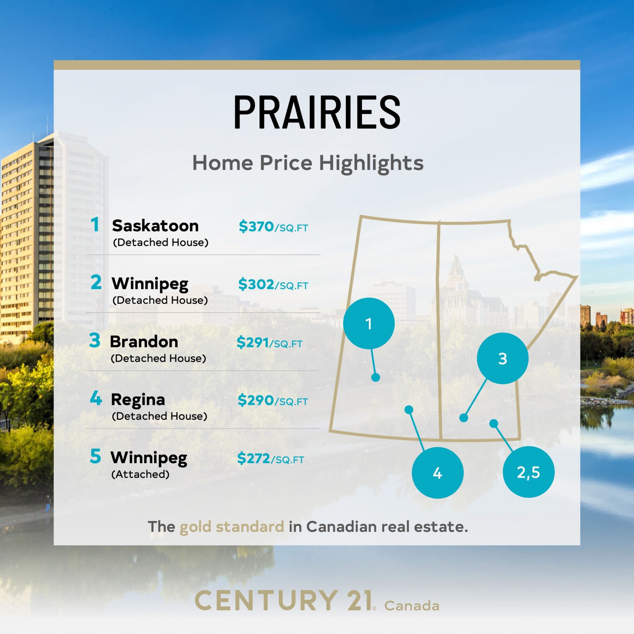 Price Per Square Foot Survey 2024 - CENTURY 21 CANADA